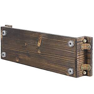 MyGift 5 Piece White Ceramic Small Dip Bowl and Burnt Wood Serving Tray Party Set, Mini Condiment Dipping Bowls for Appetizer, Soy Sauce, BBQ