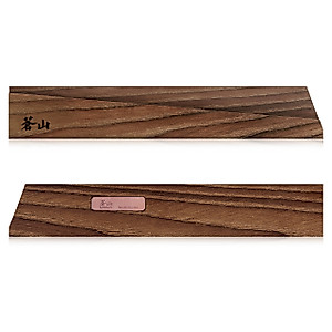 Cangshan 1021516 Solid Ash Wood Magnetic ANCHOR Knife Sheath Only for 10.25-Inch Bread Knife