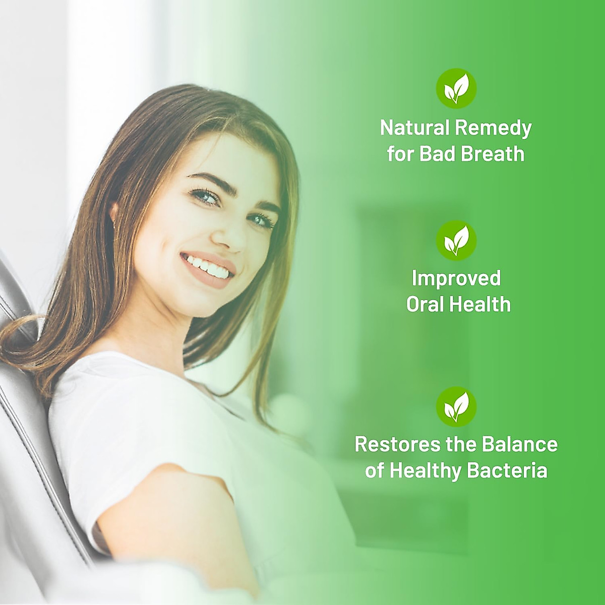 BM249 Halitosis, Natural Remedy for Bad Breath - Helps Improve Oral Health, Reduce Smelly Breath & Restore Healthy Bacteria in The Mouth, 30mL