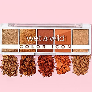 wet n wild Color Icon Eyeshadow Makeup 5 Pan Palette, Matte, Shimmer, Metallic, Long Wearing, Rich Buttery Pigment, Cruelty Free - Sundaze
