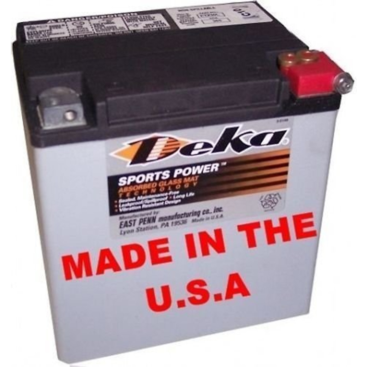 Deka AGM Battery ETX-30L Fits Select Harley Davidson Motorcycles …