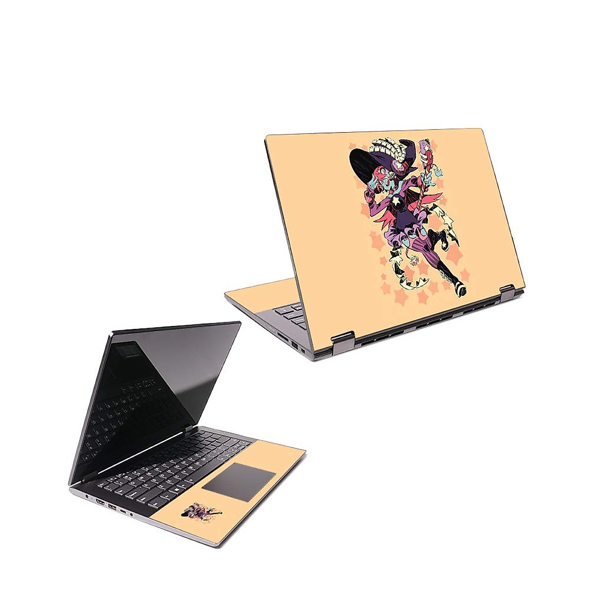 MightySkins Skin Compatible with Lenovo Flex 6 14" (2018) - Happy Witch | Protective, Durable, and Unique Vinyl Decal wrap Cover | Easy to Apply, Remove, and Change Styles | Made in The USA
