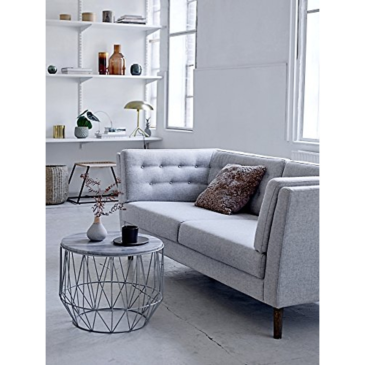 Bloomingville Round Seagrass Baskets, Set of 3, Natural