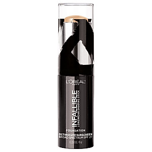 L'Oreal Paris Makeup Infallible Longwear Shaping Stick Foundation, 405 Sand, 1 Tube, 0.32 Ounce