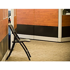 Mity-Lite Flex One Folding Chair, 18-8 Steel, Black, 4-Pack