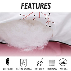 Cool Summer Bedspread Quilt Submarine Fauna Narwhal Sea Star Jellyfish All-Season Comforter Duvet Insert or Stand-Alone Comforter, Comfortable Air Conditioning Bed/Sofa Blanket for Adults Kids 64x88in