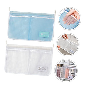 SOLUSTRE Fridge Shelf Organizer 2pcs Refrigerator Storage Bag Sideboard Pp Mesh Refrigerator Bag