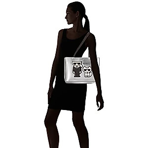 Karl Lagerfeld Paris Womens Maybelle Camera Crossbody Tote Bag, Gold, One Size US