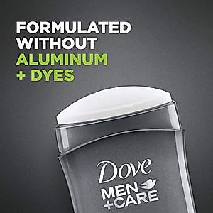 Dove Men+Care Deodorant Stick Aluminum free with 48-Hour Protection Extra Fresh Deodorant for men with Vitamin E and Triple Action Moisturizer 3 Ounce (Pack of 4), Packaging May Vary