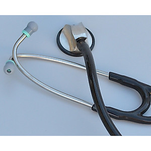 Kila Scopes Specialist Stethoscope - Professional Single Head Cardiology & Diagnostic Stethoscope for Doctors and Nurses - with Accessories, K870 Black