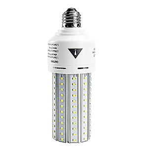 Mafuken 500W Equivalent LED Corn Light Bulb 7500 Lumen Led Bulbs 60W Super Bright 5000K Cool Daylight White E26/E27 Medium Base for Outdoor Indoor Workshop Garage Warehouse Factory Backyard… (A)