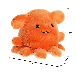 Aurora® Adorable Palm Pals™ Ditsy Octopus™ Stuffed Animal - Pocket-Sized Play - Collectable Fun - Orange 5 Inches