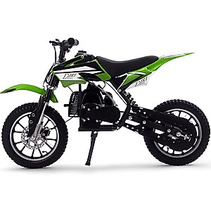 MotoTec DB-01 50cc 2-Stroke Kids Gas Dirt Bike Green