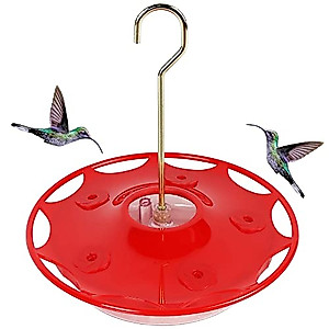 Juegoal 12 oz Hanging Hummingbird Feeder (12 oz)