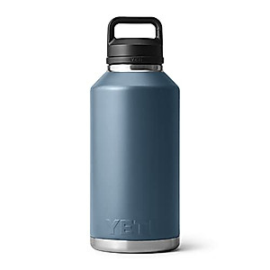YETI Rambler 64 oz Bottle, Vacuum Insulated, Stainless Steel with Chug Cap, Nordic Blue