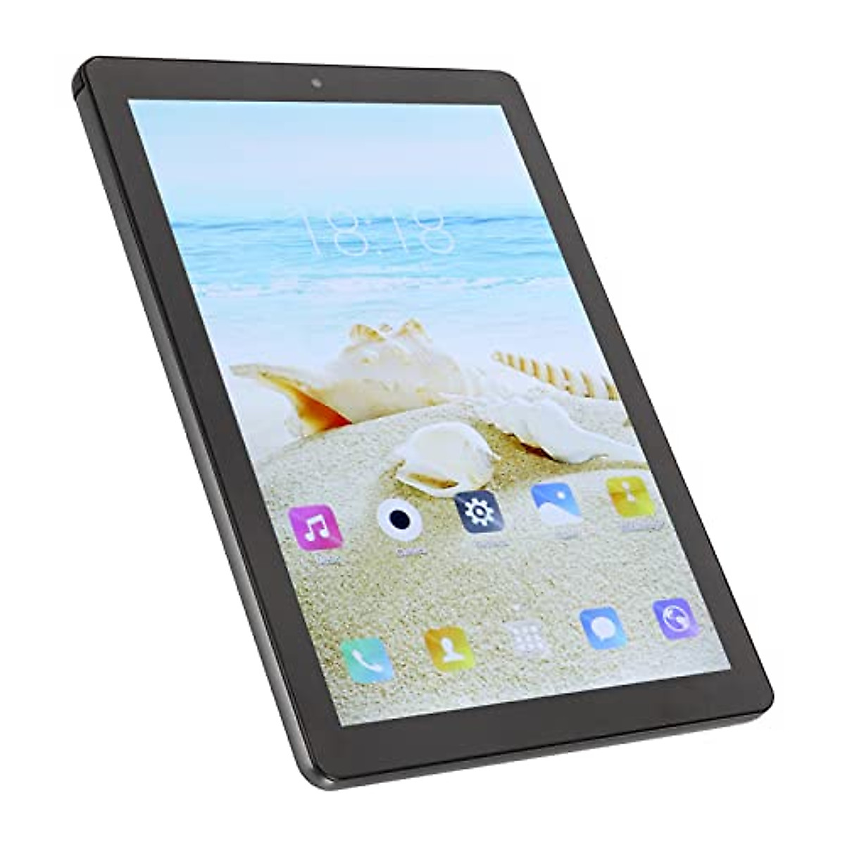 Dual SIM Tablet, Octa Core Black 128GB Expandable 5G WiFi HiFi Speaker HD 10.1 Inch Tablet for Work for Travel (US Plug)