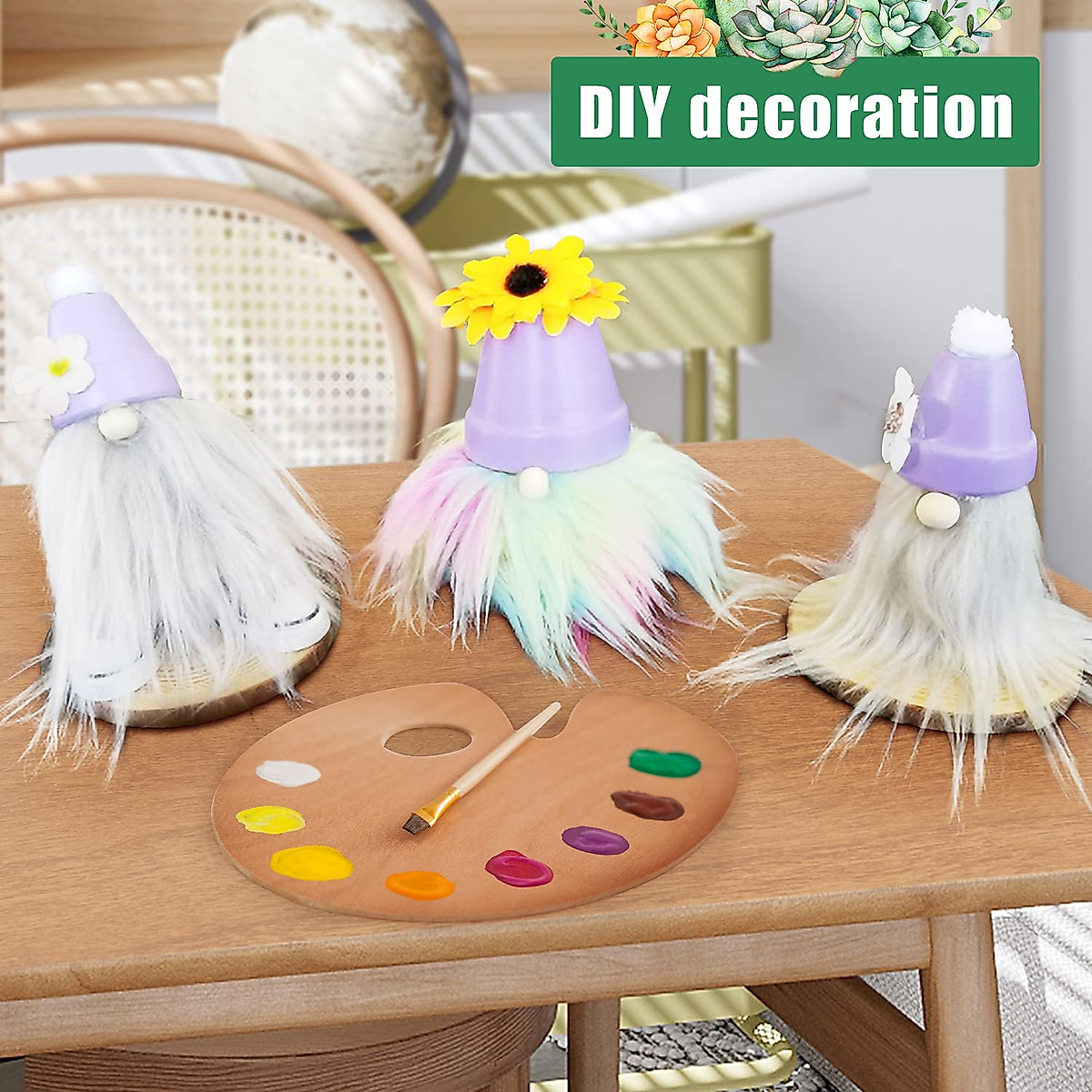 FAMILY 20Pack 3 inch Terra Cotta Color Solid Clay Indoor Mini Flower Pots