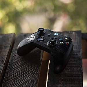 Skinit Decal Gaming Skin compatible with Xbox One Elite Controller - Officially Licensed NFL Minnesota Vikings Black & White Design