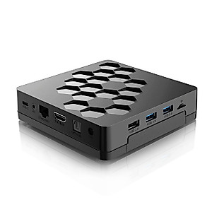BuzzTV U5 Android 11 TV Box, Quad-Core Amlogic S905x4 Processor, 4GB DDR4 RAM, 32GB Storage, 6th Generation Wireless AX, 4K UHD Streaming Media Player