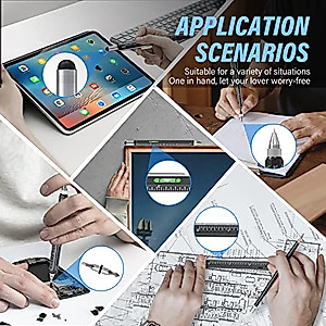 FLY2SKY Christmas Stocking Stuffer for Dad Cool Gadgets Christmas Dad Gift Men Husband LED Light Magnetic Pickup Tool + 6 in 1 Multitool Pen Stocking Stuffers Gifts for Men Who Has Everything