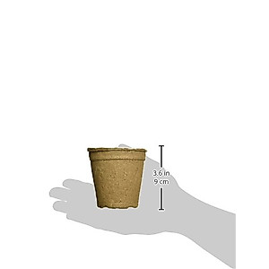 CowPots TV208926 3" Round Cow Pot Planter (12 Pack), 175mL