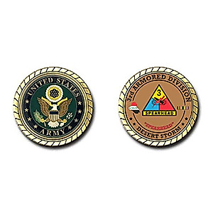 3rd Armored Division Desert Storm Challenge Coin - Officially Licensed
