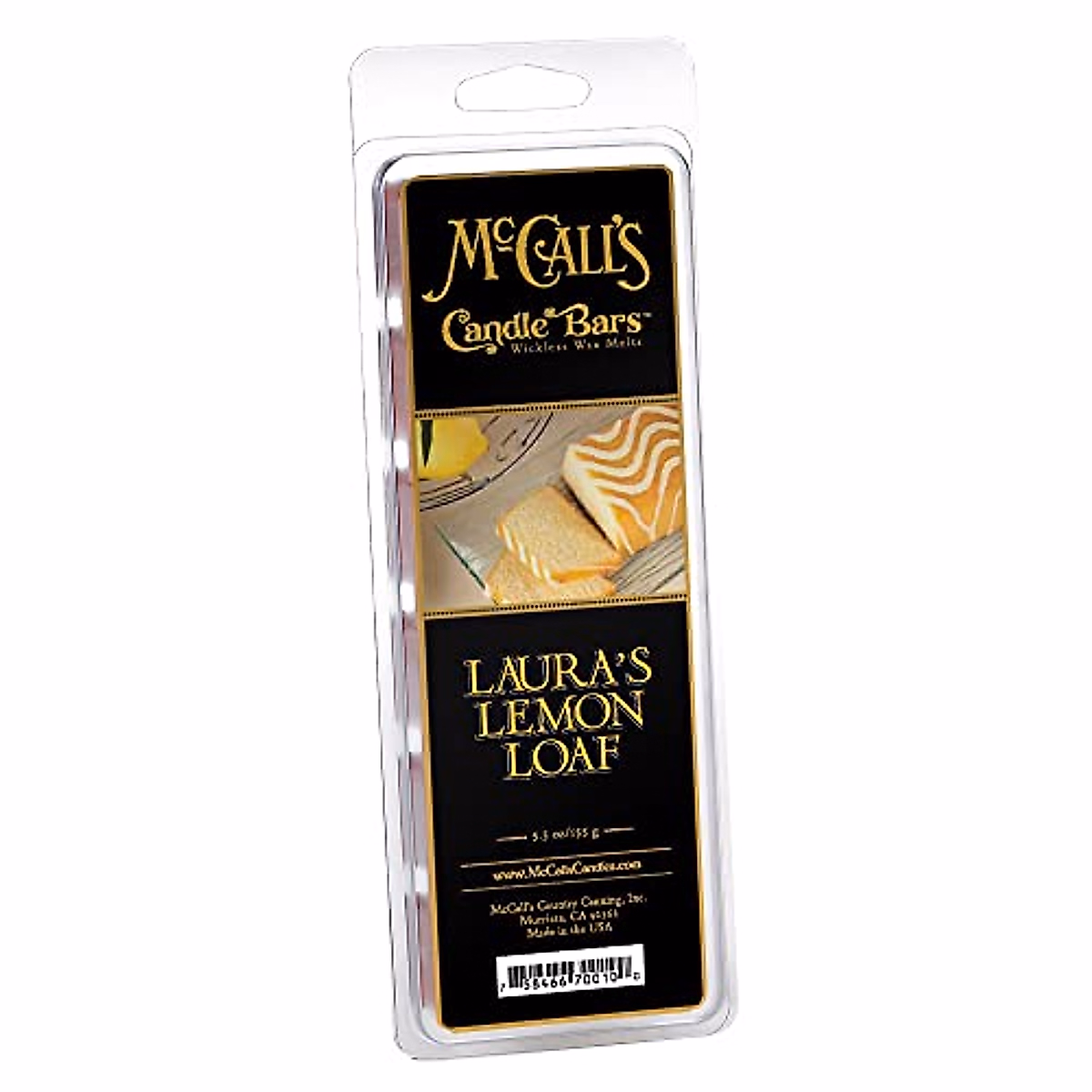McCall's Candle Bar - Lauras Lemon Loaf