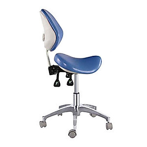 Aries Outlets QY Saddle Dental Medical Doctors Stools Adjustable Mobile Chair PU Leather