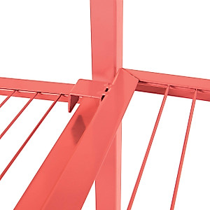 Origami Connection Bridge Racks for R3 Series 3-Shelf Small Storage Rack | Extend Your Racks 31 inches | (2 Pack) - Coral