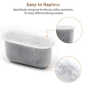 ADX 12-Replacement Charcoal Water Filters for Cuisinart Coffee Machines