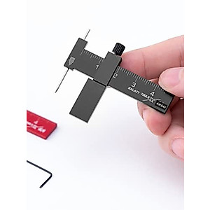 Equidistant Parallel Scriber For Gundam Military Miniature Scale Model Hobby Resin GK, Machinists, Technicians Or Craftsmen (Black)