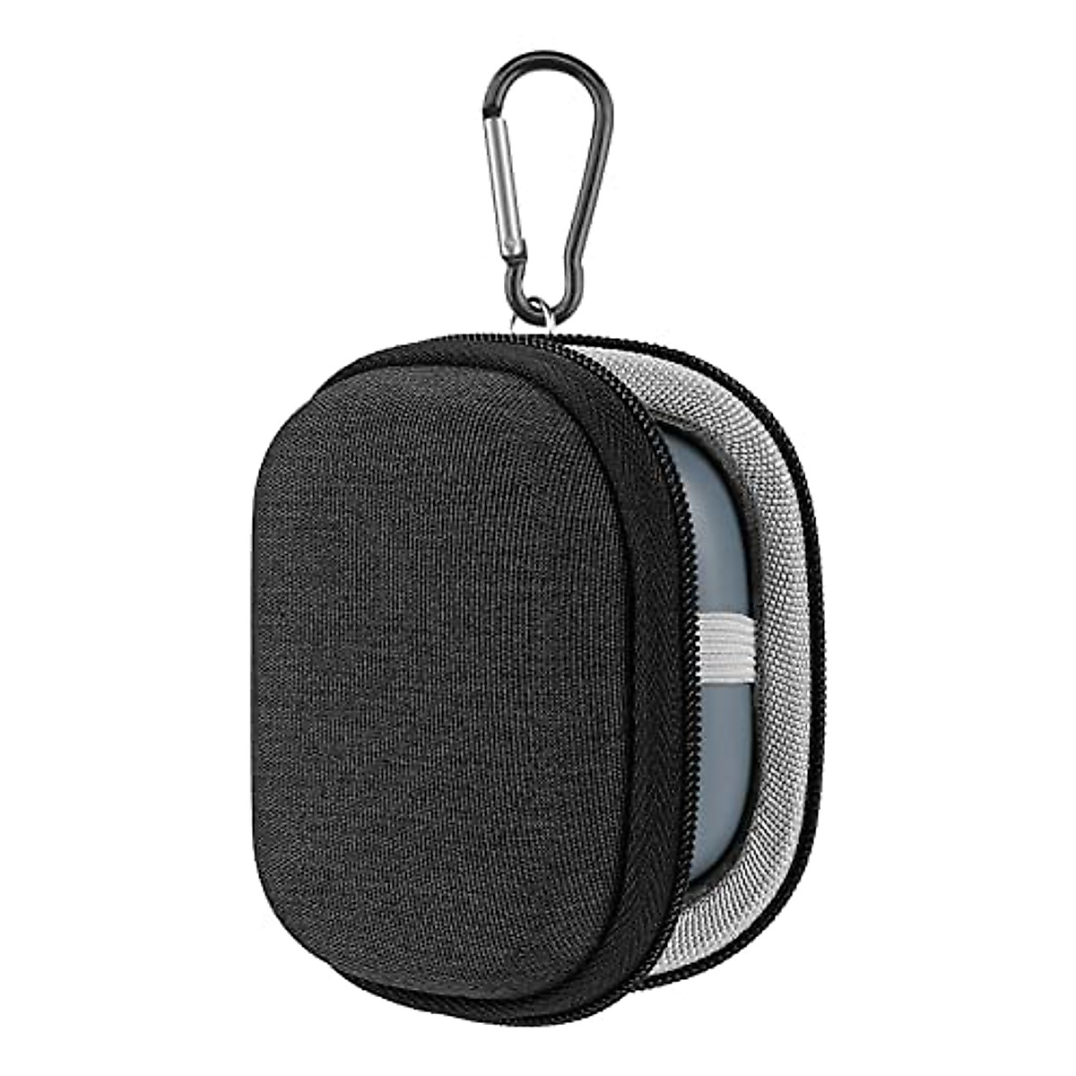 Geekria Shield Earbuds Cover Compatible with JBL Vibe 200/100, Wave 100/200/300, Tune 130NC/230NC/Flex, Live Pro 2 TWS Case Replacement Hard Shell Travel Carrying Bag with Cable Storage (Grey)