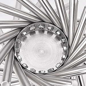 Stainless Steel Fruit Basket,Creative Fruit Bowl For Kitchen Worktop Dining Table Chrome Plated Fruit Holder With Large Capacity