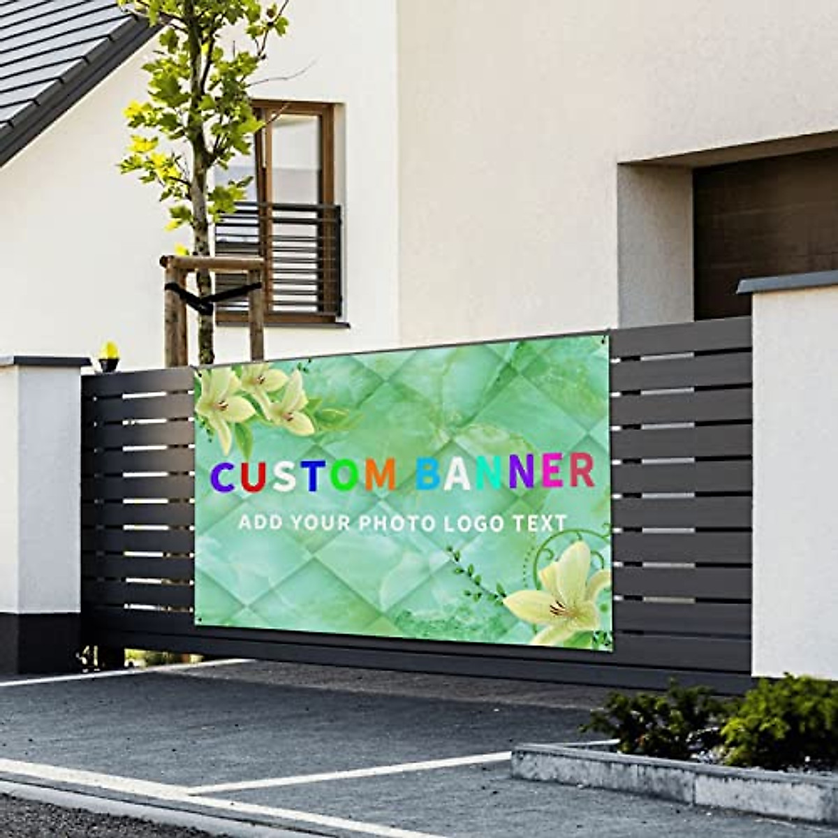 Custom Banners and Signs for Outdoor 6'x4' Customize Personalized Photo Text Background Banner Printing Decoration Backdrop for Birthday Party Business Graduation Wedding Event