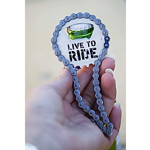 Boxer Gifts Bike Chain Bottle Opener | Silver Stainless Steel | Perfect Bike Gift For Cyclists On Their Birthday, Christmas Or Father's Day, One