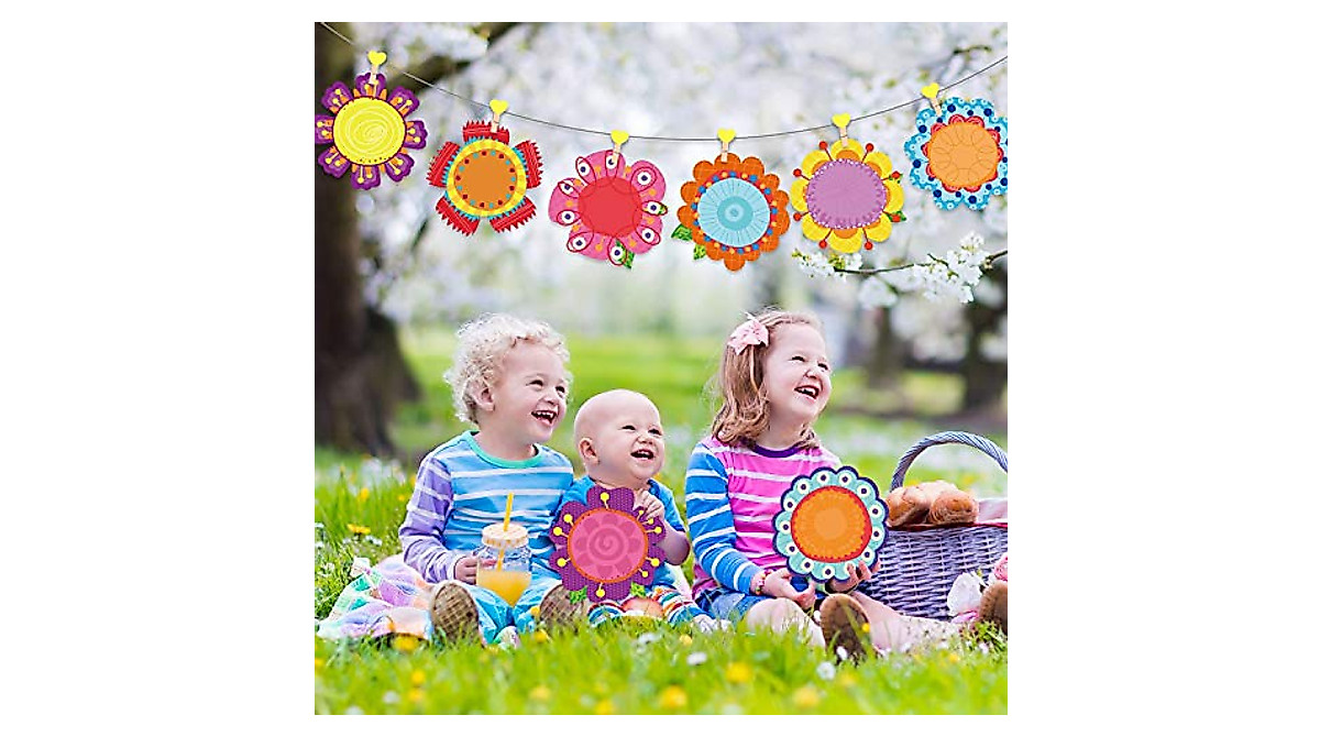 Springtime Flower Cut-Outs for Classroom & Party Decor