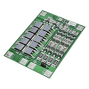 diymore 3PCS 3s BMS 40A 14.8V 16.8V 18650 Li-ion Lithium Battery PCB Protection Board Battery Protection Board PCB BMS Protection Circuit Balanced Li po Cell Charging Module with Balance Function