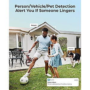 REOLINK 4K Security Camera Outdoor System, Home IP PoE Camera with 94 Degree FoV, 3X Optical Zoom, 2.8mm Lens, 700lm Color Night Vision, Two-Way Talk, Human/Vehicle/Pet Detection, RLC-833A