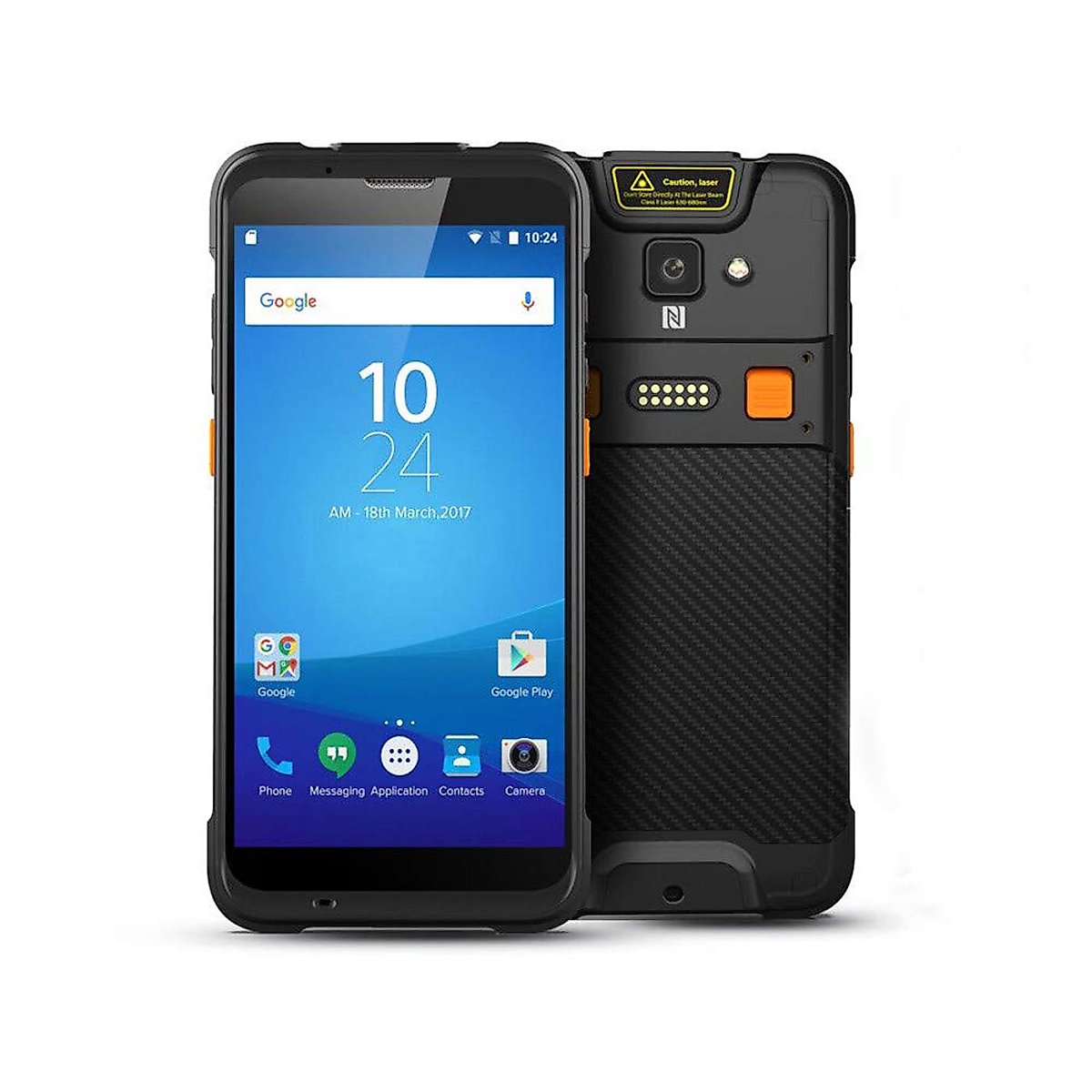 Rugged Enterprise Mobile Computer Android Barcode Scanner, 5.5" Touch Screen Handheld Data Terminal with Wi-Fi 6 & 4G LTE, 2m (6.5ft) Drop-Resistant Durability