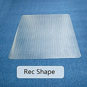 Desk Chair Mat for Carpet,30"X48" Office Chair Mat with Lip PVC Clear Chair Mat for Low Pile Carpet,Heavy Duty Chair Mat Easy Glide Rolling for Office,Living Room,Kitchen Etc (30" X 48" X 2MM)