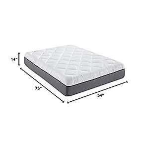 Classic Brands Cool Gel Quilted Memory Foam 14-Inch Mattress | CertiPUR-US Certified | Bed-in-a-Box, Full