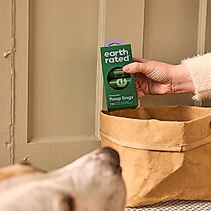 Earth Rated Dog Poop Bags, Guaranteed Leak Proof and Extra Thick Waste Bag Refill Rolls For Dogs, Lavender Scented, 120 Count