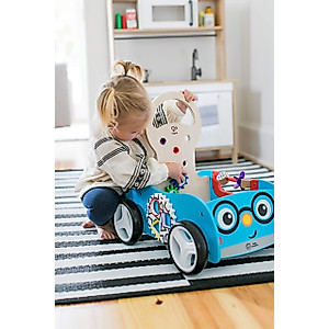Baby Einstein Discovery Buggy Wooden Activity Walker & Wagon, Ages 12 Months +