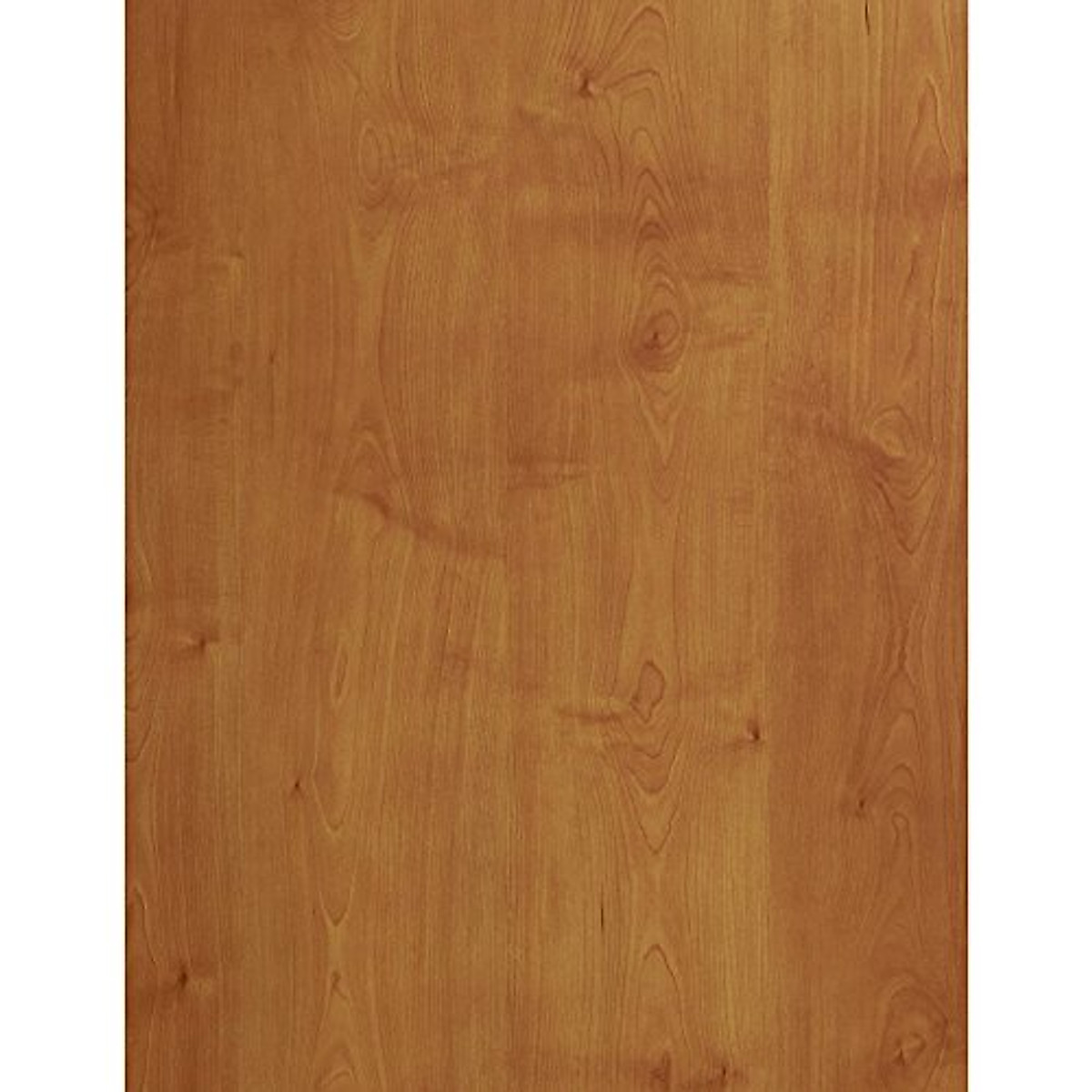 Bush Business Furniture Series C Collection 72W X 36D Bow Front Desk with 3/4 Pedestal in Natural Cherry