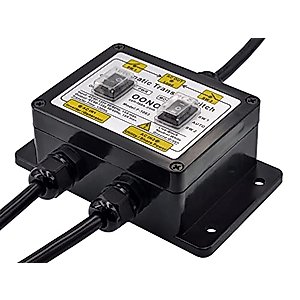 Manual and Automatic Transfer Switch, AC120V 15A ATS Auto Transfer Switch