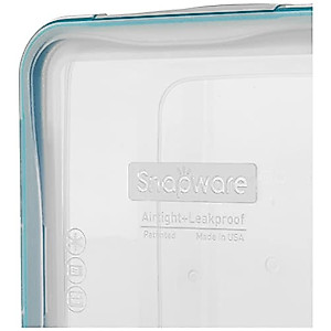 Snapware Total Solution 20-Pc Plastic Food Storage Containers Set, 8.5-Cup, 5.5-Cup, 4-Cup, 3-Cup, and 1.2-Cup Meal Prep Containers, BPA-Free Lids with Locking Tabs