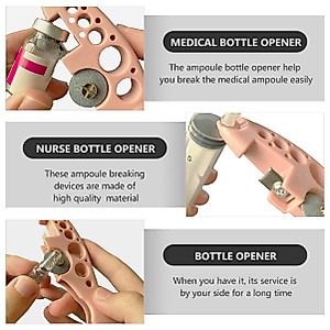 9 pcs Ampoule Opener, Glass Bottle Opener Glass ampoule Cutter Portable Multifunctional Vial Cap Remover with Grinding Wheel Ampoule Cutting Device for Home Use