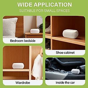 Mini Fridge Deodorizer, 2 Modes Refrigerator Odor Eliminator, Portable Rechargeable Deodorizer Reusable, Antifreeze Design Ozone Sterilizer for Fridge, Wardrobe, Cabinet, Car