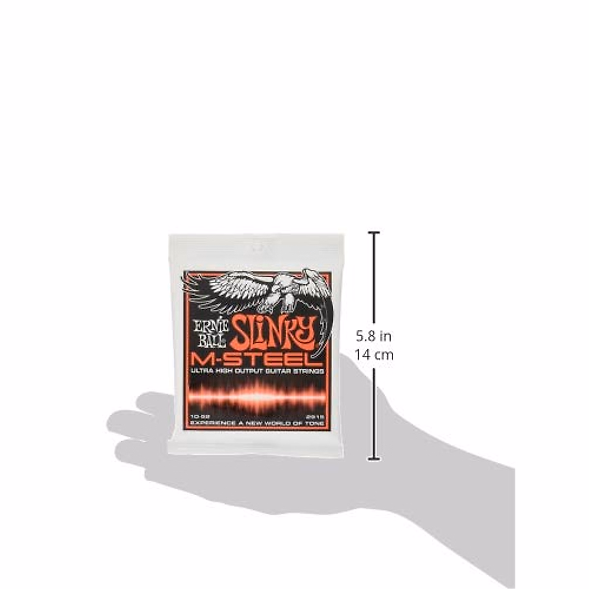 Ernie Ball Skinny Top Heavy Bottom Slinky M-Steel Electric Guitar Strings, 10-52 Gauge (P02915)