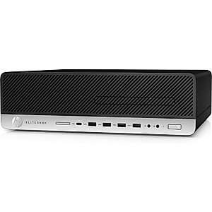 HP EliteDesk 800 G3 Small Form Factor PC, Intel Core i5@3.4 GHz, 8 GB DDR4 RAM, 512 GB SSD, Windows 10 (Renewed)